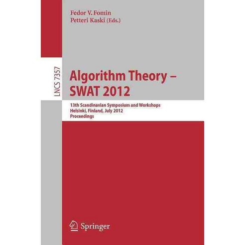 Algorithm Theory SWAT 2012 13th Scandinavian Symposium And