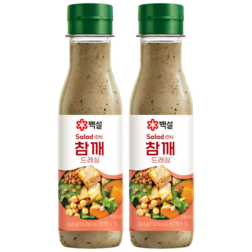 CJ 오곡참깨드레싱 240g, 240g, 2개 - 참깨드레싱 | 쿠팡