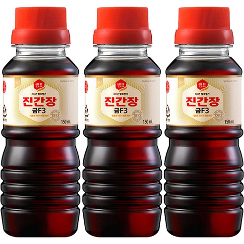 샘표 진간장 금 F3, 150ml, 3개 - 가격 변동 추적 그래프 - 역대가
