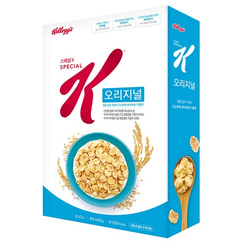 켈로그 스페셜케이 오리지널 시리얼, 480g, 1개 - 가격 변동 추적 그래프 - 역대가