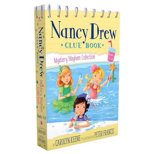Nancy Drew Clue Book Mystery Mayhem Collection Books 1-4 Boxed Set ...