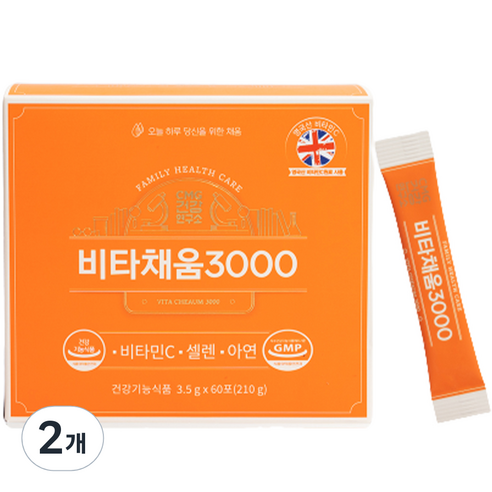 씨엠지제약 비타채움3000 60p, 210g, 2개 - 가격 변동 추적 그래프 - 역대가
