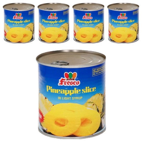 '프레스코 파인애플슬라이스 통조림, 410g, 5개' 최저가 검색, 최저가 13,900원 - 할인 알림
