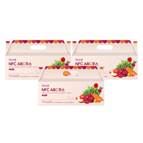 '이너셋 NFC ABC주스 30p, 70ml, 90개' 최저가 검색, 최저가 39,900원 - 할인 알림