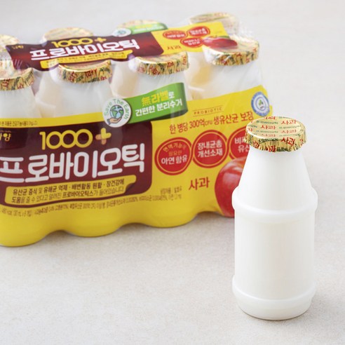 '남양유업 1000+ 프로바이오틱 사과' 최저가 검색, 최저가 3,580원 - 할인 알림