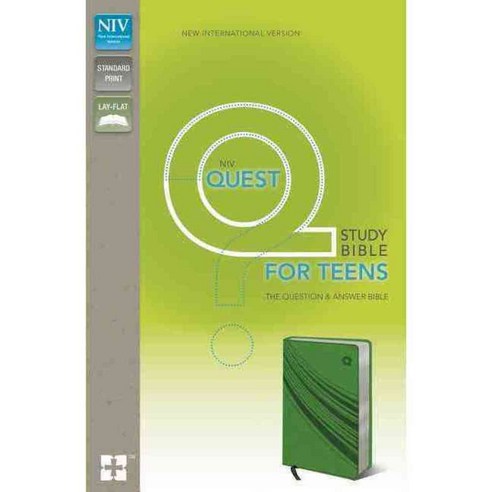 NIV Quest Study Bible for Teens: Green Italian Duo-Tone, Zondervan - 가격 변동 추적 그