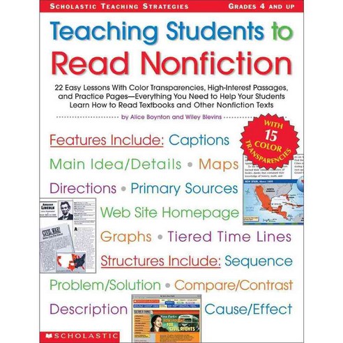 Teaching Students to Read Nonfiction, Scholastic Teaching Resources ...