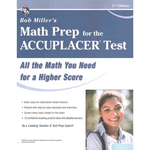 Bob Miller''s Math Prep for the Accuplacer Test, Research & Education ...