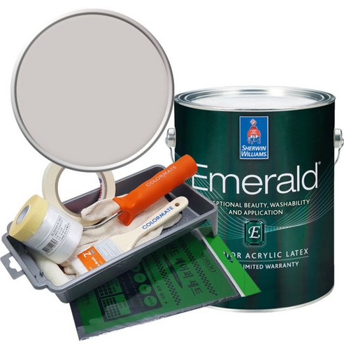 셔윈윌리암스 에메랄드 페인트 1L 세트, SW7078 Minute Mauve - 가격 변동 추적 그래프 - 역대가