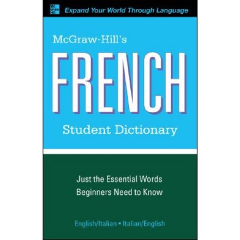 McGraw-Hill''s French Student Dictionary Paperback, McGraw-Hill ...