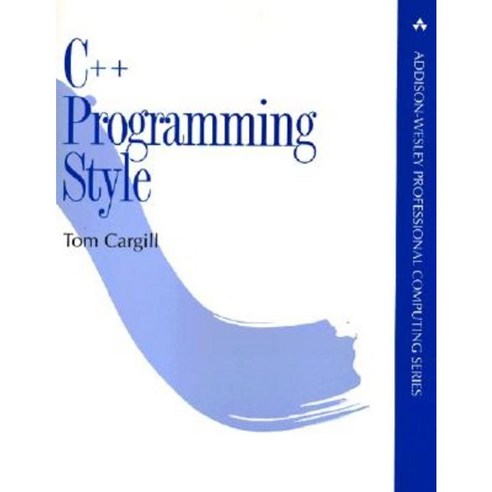 C++ Programming Style Paperback, Addison-Wesley Professional - 가격 변동 추적 ...