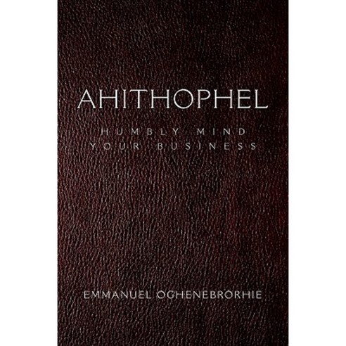 Ahithophel Paperback, Xlibris Corporation - 가격 변동 추적 그래프 - 역대가