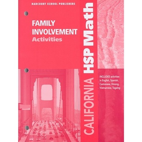 California HSP Math: Family Involvement Activities Grade 4 Paperback ...