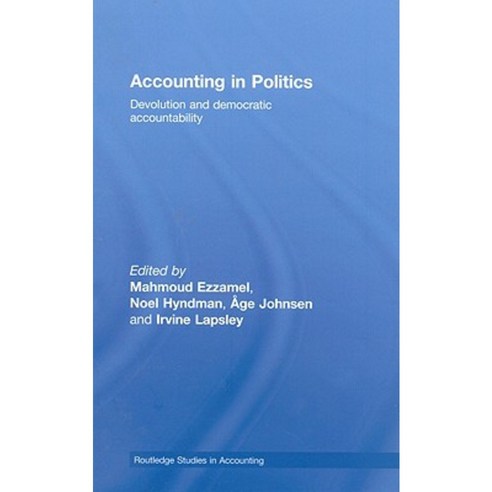 Accounting in Politics: Devolution and Democratic Accountability ...
