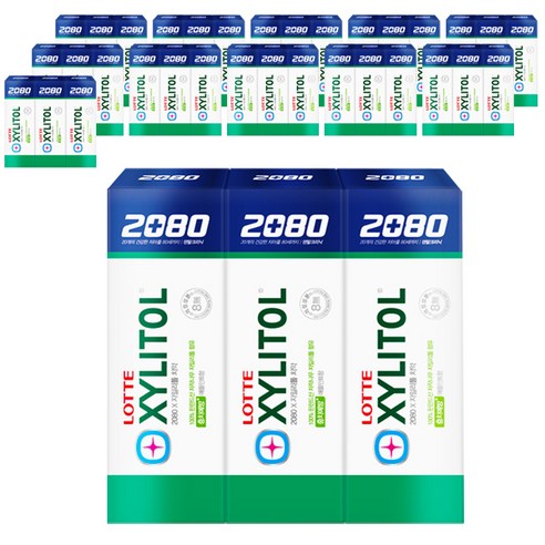 2080 x 자일리톨 애플민트향 치약 3p, 100g, 36개 - 가격 변동 추적 그래프 - 역대가