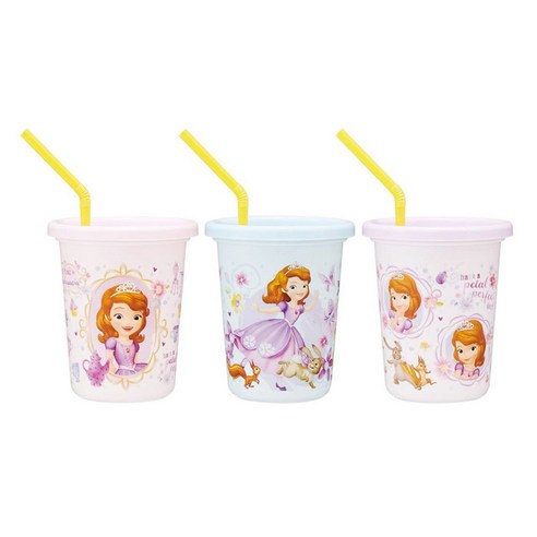 스케이터 소피아 빨대컵 320ml x 3p, 혼합 색상, 1세트 - 가격 변동 추적 그래프 - 역대가