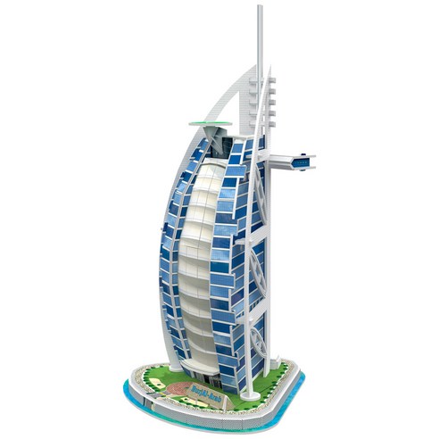 Paperlock Buzz Al Arab 3D 拼圖, 25個, 混色（WA206） - 立體拼圖 | 酷澎