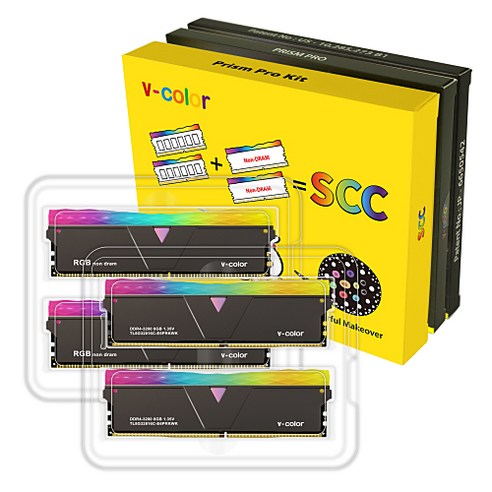 vcolor DDR4-3200 CL16 PRISM PRO RGB SCC KIT 封裝 RAM 16GB 台式機 酷澎 - 天天低價，你 ...