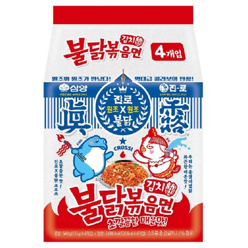 불닭볶음면 김치맛 볶음면 135g, 4개 - 가격 변동 추적 그래프 - 역대가