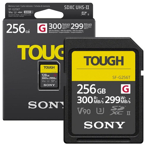 '소니 SDXC TOUGH UHS-II U3 V90 터프 SD카드 SF-G256T' 최저가 검색, 최저가 519,950원 - 할인 알림