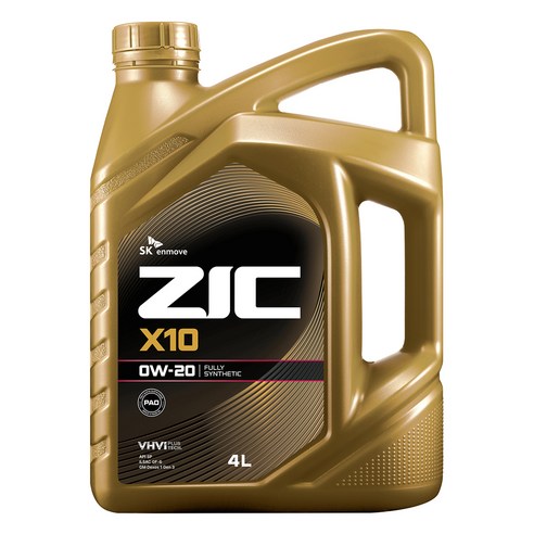 지크 X10 합성엔진오일 - 휘발유/가솔린 | 쿠팡