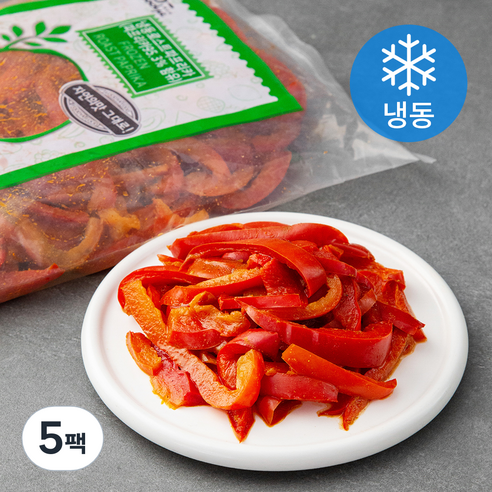 푸드야 로스트 파프리카 (냉동), 500g, 5팩 - 가격 변동 추적 그래프 - 역대가