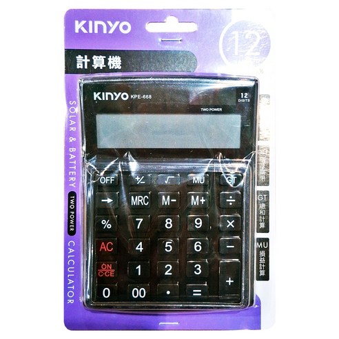 Kinyo 12位元計算機 KPE-668 酷澎 - 天天低價，你的日常所需都在酷澎