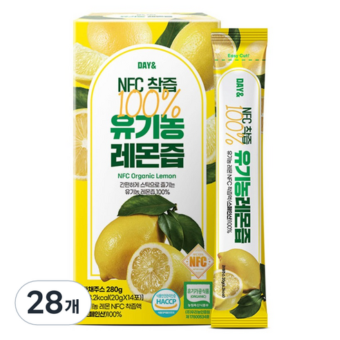 '데이앤 NFC 100% 유기농 레몬즙, 280g, 2개' 최저가 검색, 최저가 12,300원 - 할인 알림