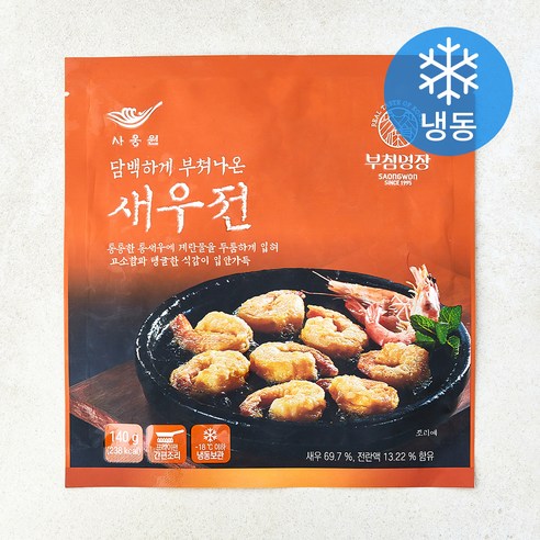 '사옹원 새우전 (냉동), 140g, 1개' 최저가 검색, 최저가 5,500원 - 할인 알림