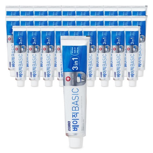 [애경] 2080 베이직 3in1 치약 150g x 30개, 150g, 30개 - 치약 | 쿠팡