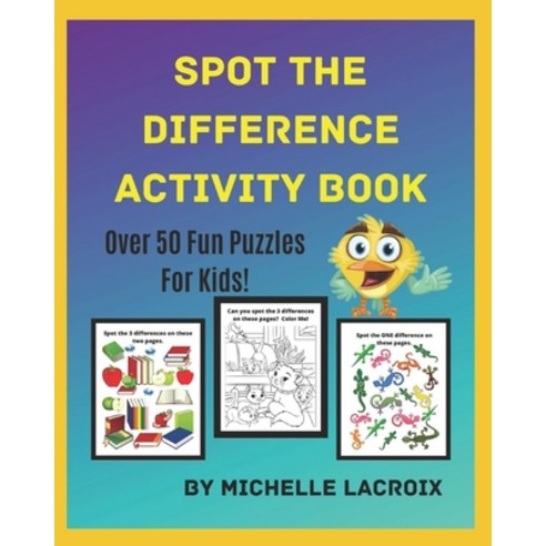 Spot the Difference Activity Book Paperback, Independently Published ...