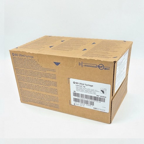 비디 BD Leur Lock syringe 루어락 주사기 20cc 48개 302830, 48개 - 기타병원용품 | 쿠팡