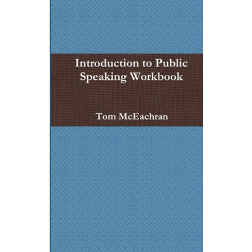 (영문도서) Introduction to Public Speaking Workbook Paperback, Lulu.com ...