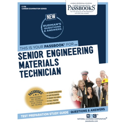(영문도서) Senior Engineering Materials Technician 316 Paperback, Passbooks ...