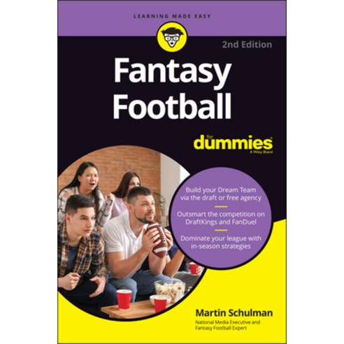 (영문도서) Fantasy Football for Dummies Paperback, English, 9781119883326 ...