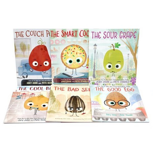 작가 Jory John의 The Food Group 페이퍼백 세트 전 6권 - 영어일반 | 쿠팡