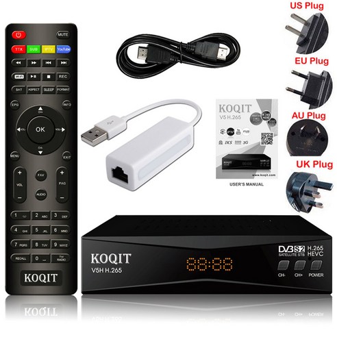 Biss 미러 H 파인더 TV 라이브 Koqit VU 스크린 DVB2IP 디코더 S2 위성 캐스트 인터넷 수신기 스틱 265 HEVC DVB - MHL케이블 | 쿠팡