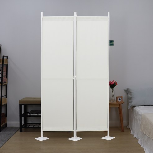 1분조립 쿠스쿠스 멀티 파티션 행거 2단 폭90cm 높이175cm 사무실 가림막 칸막이 인테리어 가벽 철제 공간분리 조립식, 2 ...