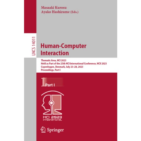 (영문도서) Human-Computer Interaction: Thematic Area Hci 2023 Held as Part of the 2
