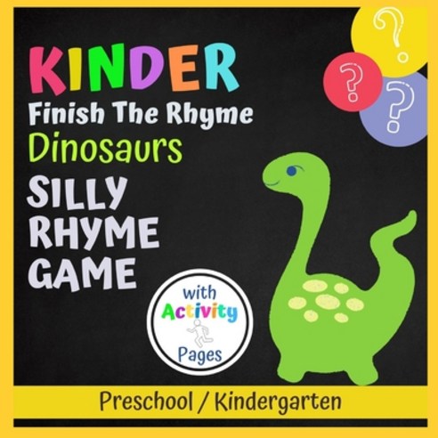 Finish the rhyme Dinosaurs: Silly rhyme game for kids - preschool or ...