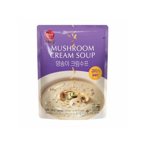 'CJ 햇반 소프트밀 양송이 크림수프, 180g, 6개' 최저가 검색, 최저가 14,200원 - 할인 알림