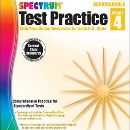 Spectrum Test Practice Grade 4: With Free Online Resources for Each U.s ...