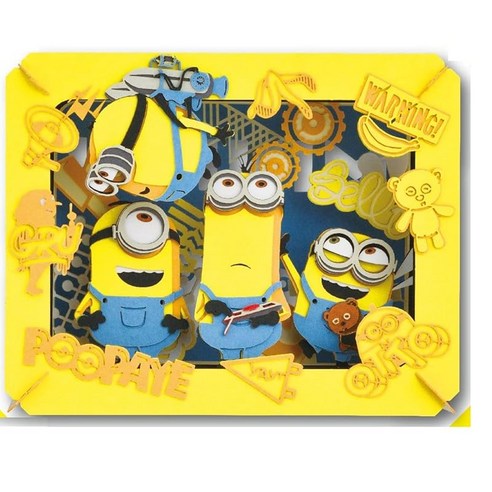 엔스카이 페이퍼 극장 PT-241 미니언즈 피버 약 H80×W100×D42mm 종이제 - 종이인형/코디북 | 쿠팡