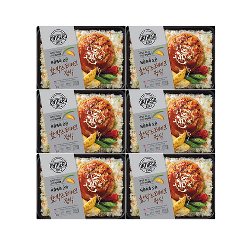 '[푸른들마켓][아워홈] 온더고함박스테이크정식(290g), 290g, 6개' 최저가 검색, 최저가 23,490원 - 할인 알림