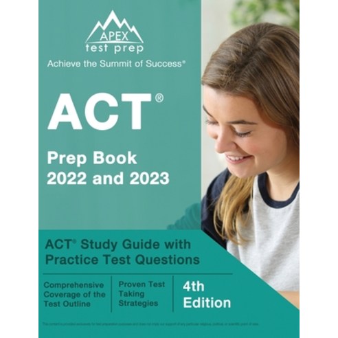 (영문도서) ACT Prep Book 2022 and 2023: ACT Study Guide with Practice Test ...