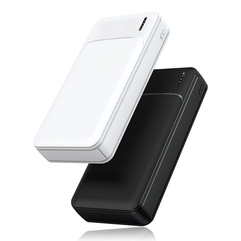 THOUSTA 30000mAh 휴대용 대용량 보조배터리 LED 잔량표시 블랙