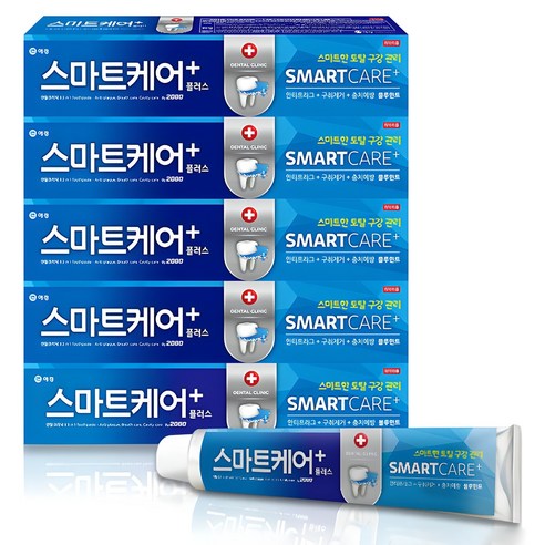 2080 스마트케어플러스 치약, 190g, 5개 - 치약 | 쿠팡