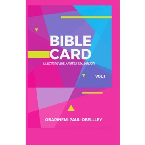 Bible Card Vol. 1: Samson Paperback, Independently Published, English ...