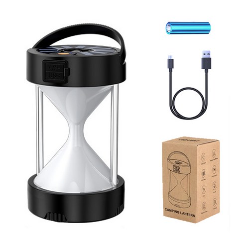 ANKRIC 휴대용 충전식 무선 LED 아웃도어 캠핑 랜턴 전랜턴 태양광/USB충전, 블랙, 1개 - 가격 변동 추적 그래프 - 역대가