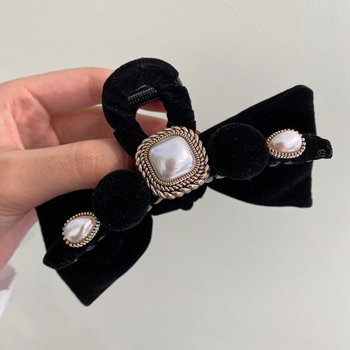 KORELAN 러시아 여왕 ~ 프리미엄 벨벳 집게 선녀 리본 머리장식 머리핀 뒤통수 기질 상어 집게 - 가격 변동 추적 그래프 ...